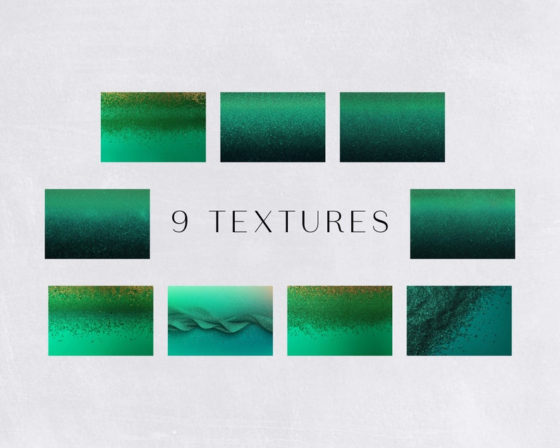 Glitter Ombre Green Texture Clipart Bright And Colourful Etsy