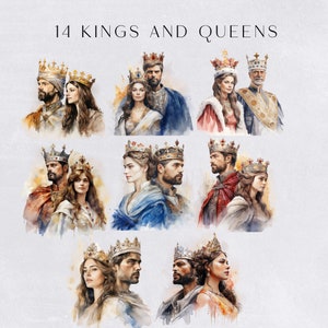 Kings and Queens Clipart, Royal Vintage Clip Art, Victorian Prince ...