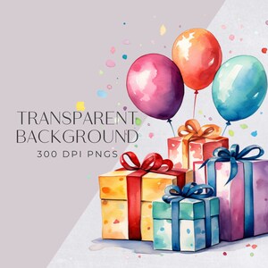 Birthday Present Clipart, Party Celebration Clip Art, Gift Box With ...