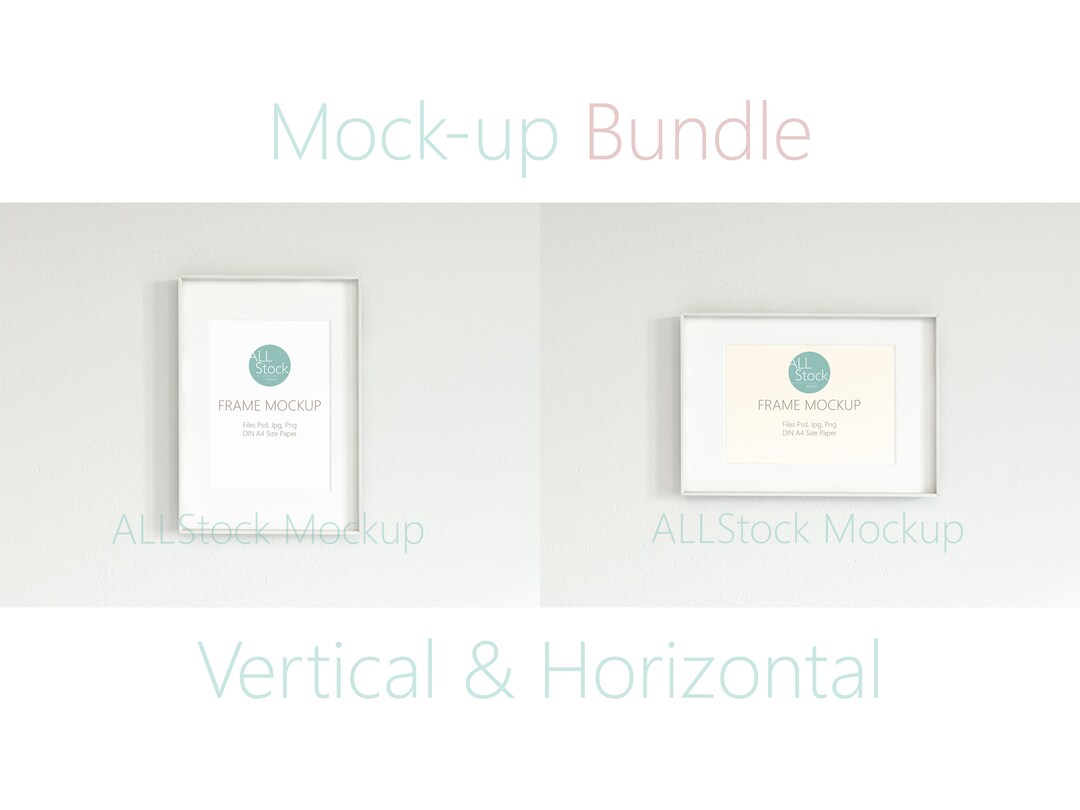 A4 Frame Bundle A4 Bundle Mockup Mockup Bundle Bundle 2 A4 - Etsy