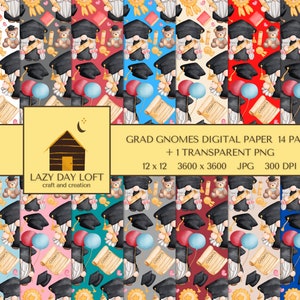 Graduation Digital Paper, Graduation Scrapbook Paper, Graduation Theme ...