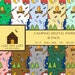 Camping Digital Paper, Camping Scrapbook Paper, Wilderness Theme ...