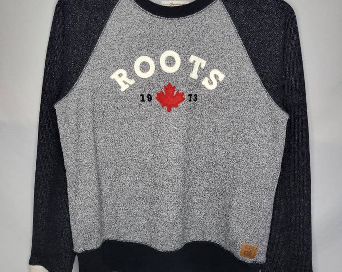 Roots Canada Cabin Collection Women's Crewneck Sweatshirt Size Small ...