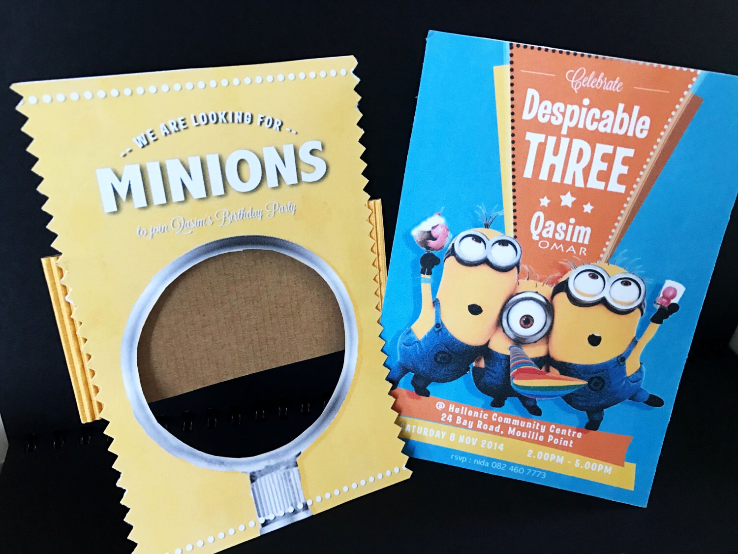 Personalized Minion Invitation - Etsy