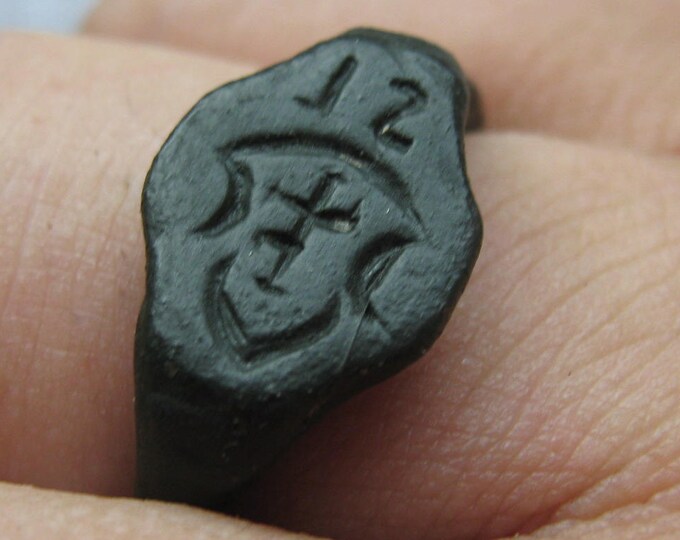 Signet-seal. Letters SL.17 Century. - Etsy