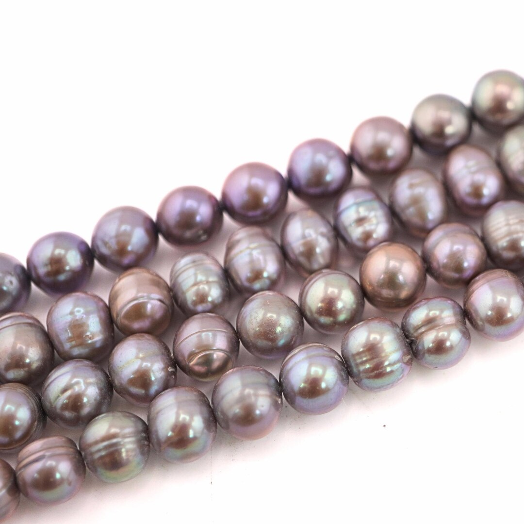 8 X 7 MM Peacock Potato Freshwater Pearls Beads Strand for Bracelet ...
