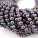 6 MM Violet Round Freshwater Pearls Beads - Etsy