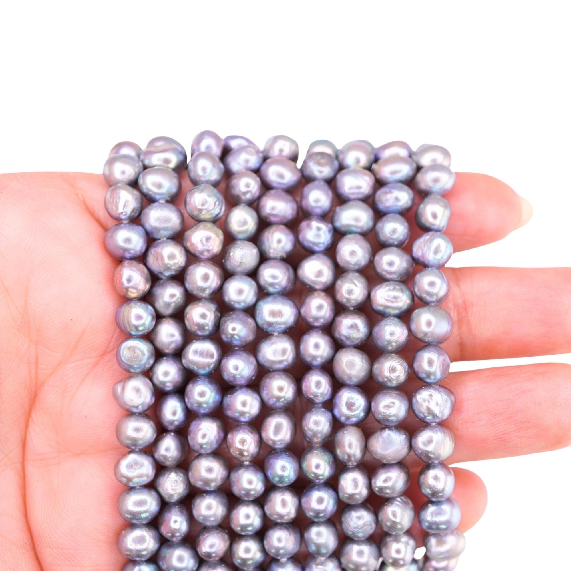 8 - 6 MM Potato Freshwater Pearls Beads Jewelry Making Supply - Etsy