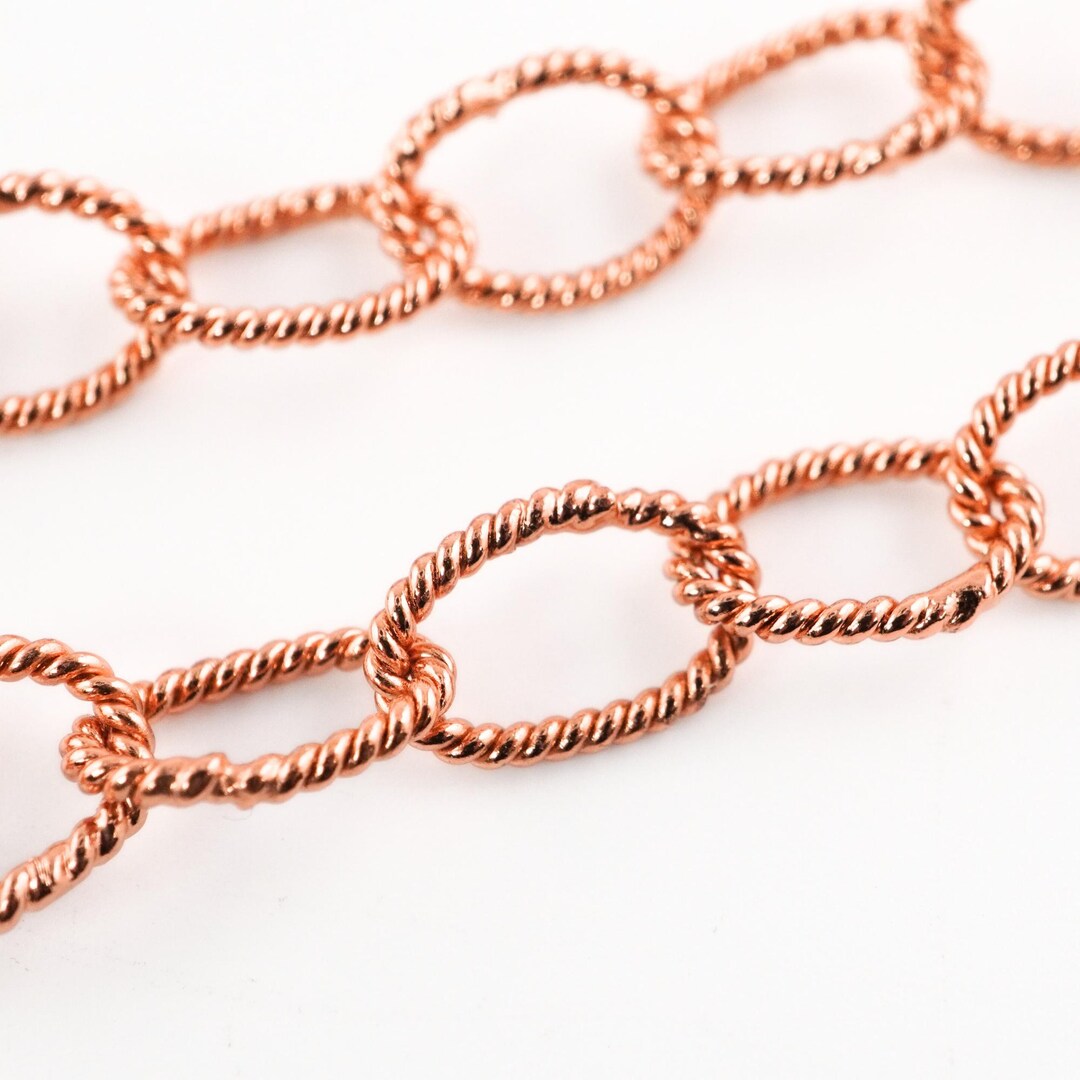 10 Antique Copper Chains: 18
