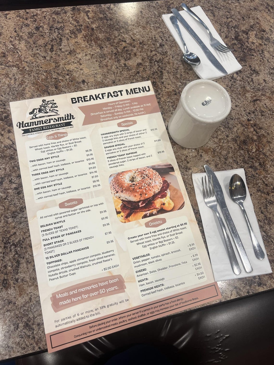 Customizable Food and Beverage Menu Template | Breakfast, Lunch, Dinner ...