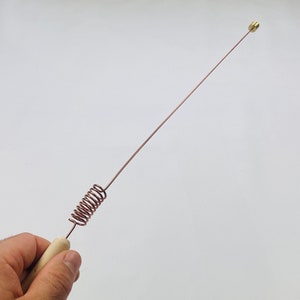 Copper Dowsing Rod With BRASS Metal Tip | Dowsing Rod Bobber | Divining ...