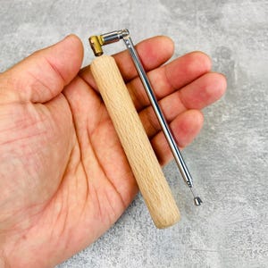 2 Folden Dowsing Rods Adjustable Length in Pouch | Portable Dowsing ...
