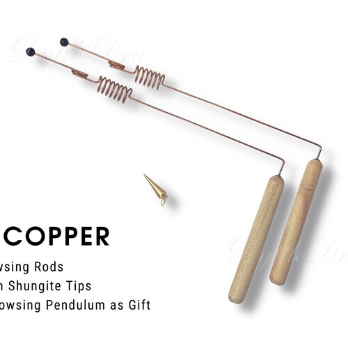 Copper Dowsing Rods With Copper Handles - Etsy