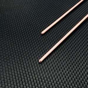 2 99.9% Solid Copper Dowsing Rods With Wood Handles - Etsy