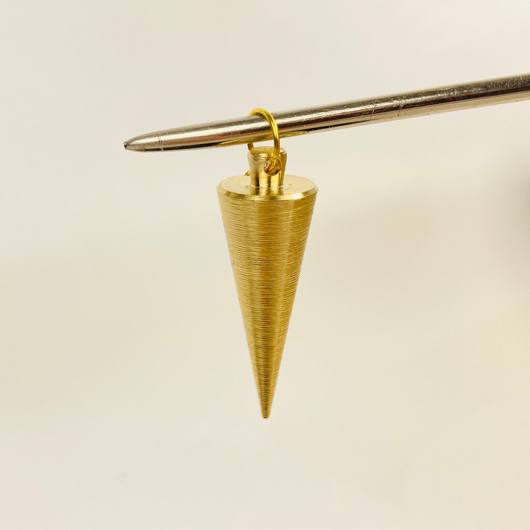 Solid Brass Dowsing Pendulum Best Conical Pendulum YES/NO - Etsy