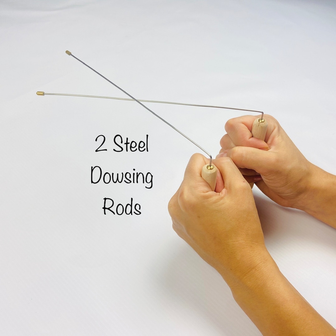 2 Dowser Rods With Wood Handles | Pair of Divining Rods - Etsy