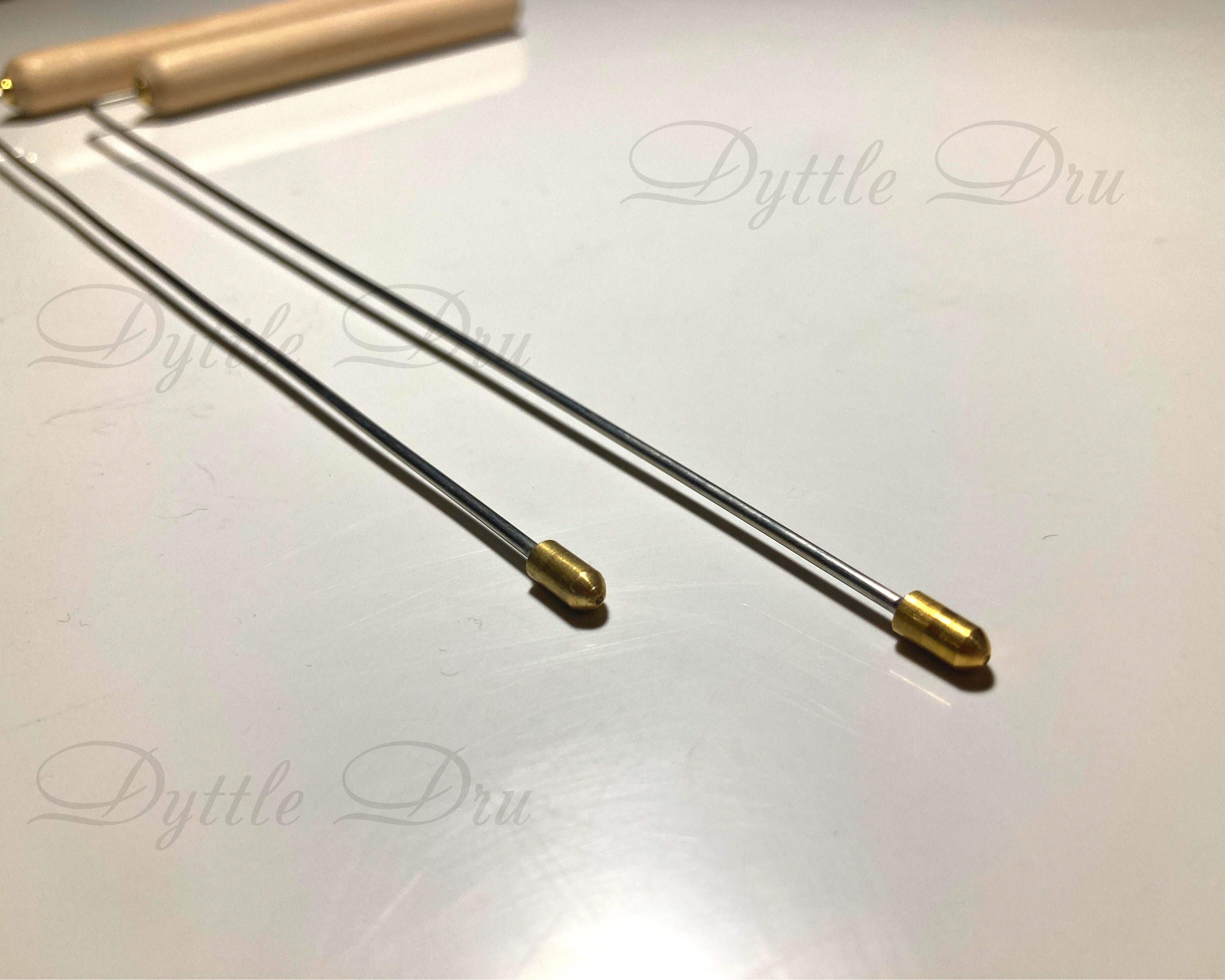 2 Dowsing Rods With Wood Handles Pair of Divining Rods Divination Rods ...