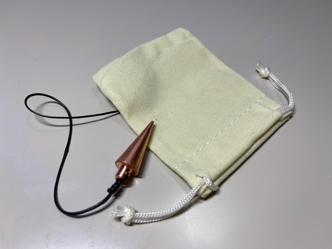 100% Solid Pure Copper Dowsing Pendulum With Rose Quartz Ball - Healing ...