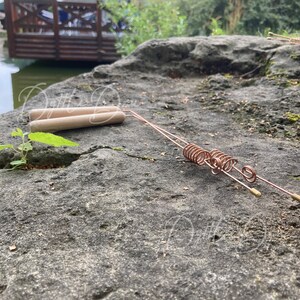 2 Copper Dowsing Rods With Double Resonator Dowser Rods With - Etsy