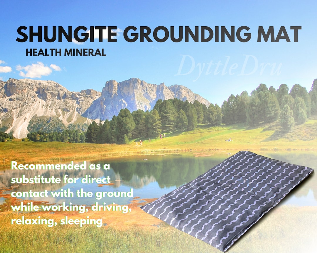 Shungite Grounding Mat: Natural EMF Protection and Healing - Etsy UK