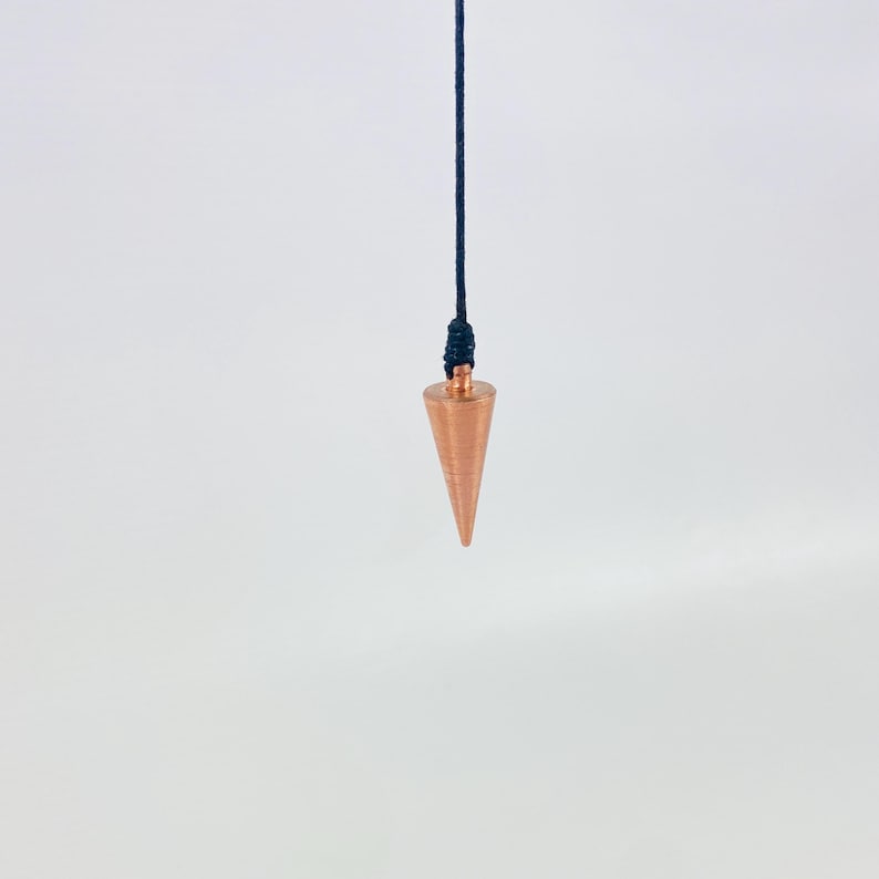 100% Solid Pure Copper Dowsing Pendulum With Rose Quartz Ball - Healing ...