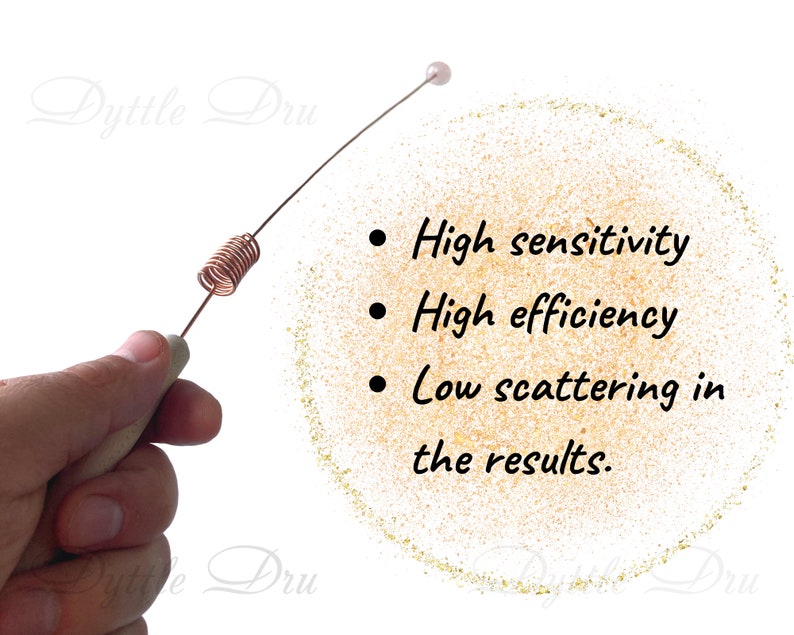 Copper Dowsing Rod With BRASS Metal Tip With BAMBOO CASE - Etsy