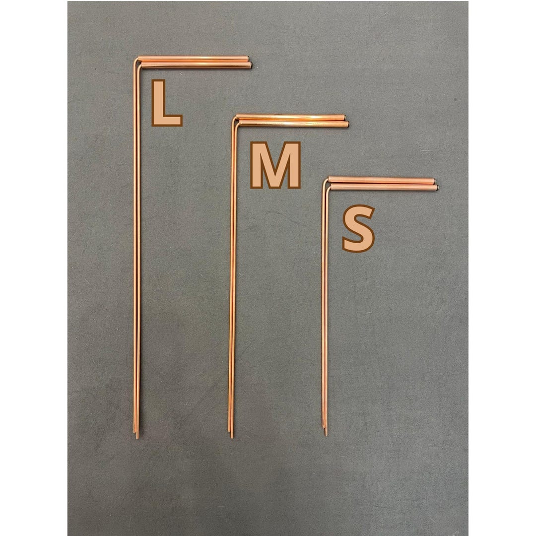 Dowsing Rods Solid Copper With Copper Handles | Divining Rods for ...