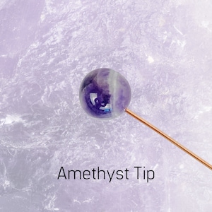 Copper Dowsing Rod Bobber With Stone Tip ONYX, Brass, Copper, Shungite ...