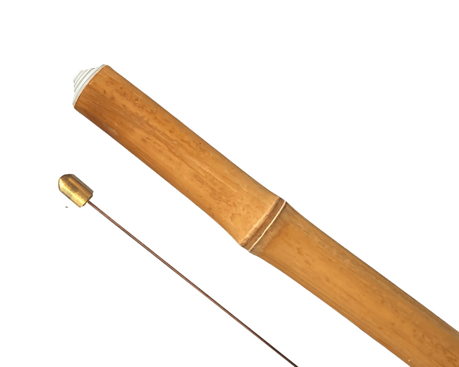 Copper Dowsing Rod With BRASS Metal Tip With BAMBOO CASE - Etsy