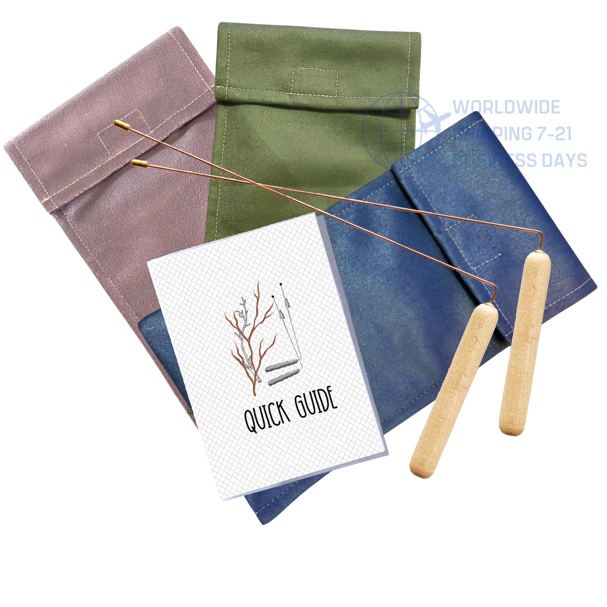2 Copper Dowsing Rods | Pair of Divining Rods | Portable Dowser Rods ...