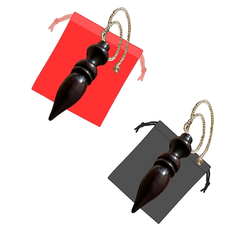 Egyptian Wooden Dowsing Pendulum - Best Divination Pendulum - Healing ...