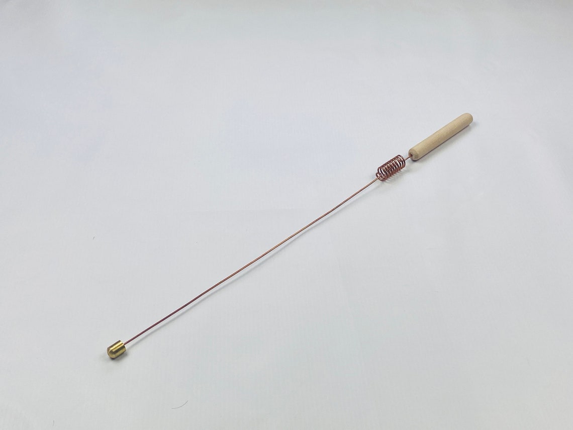Copper Dowsing Rod With BRASS Metal Tip With BAMBOO CASE Dowsing Rod ...