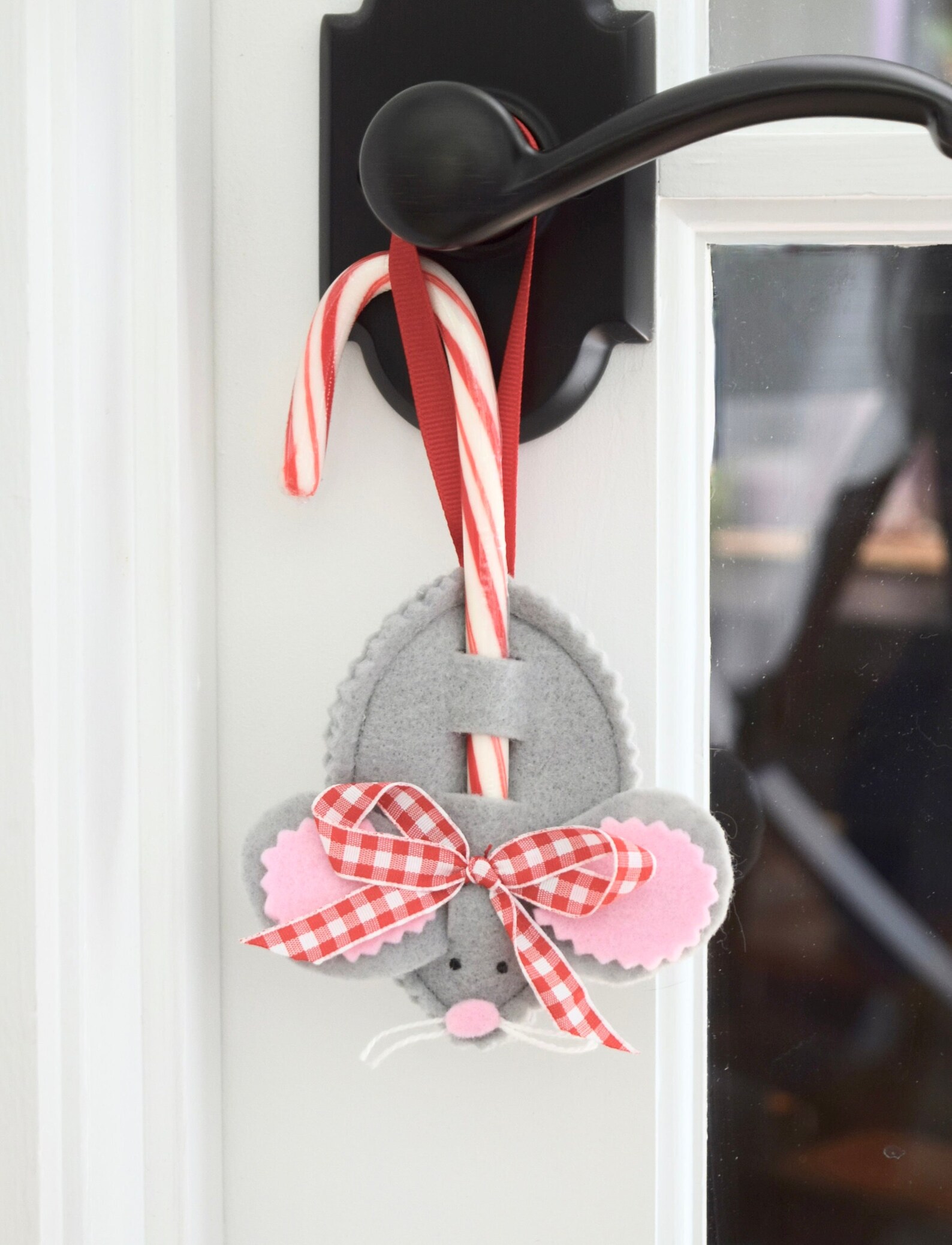 Candy Cane Mice Ornament Set - Candy Cane Mouse Party Favor - Candy ...