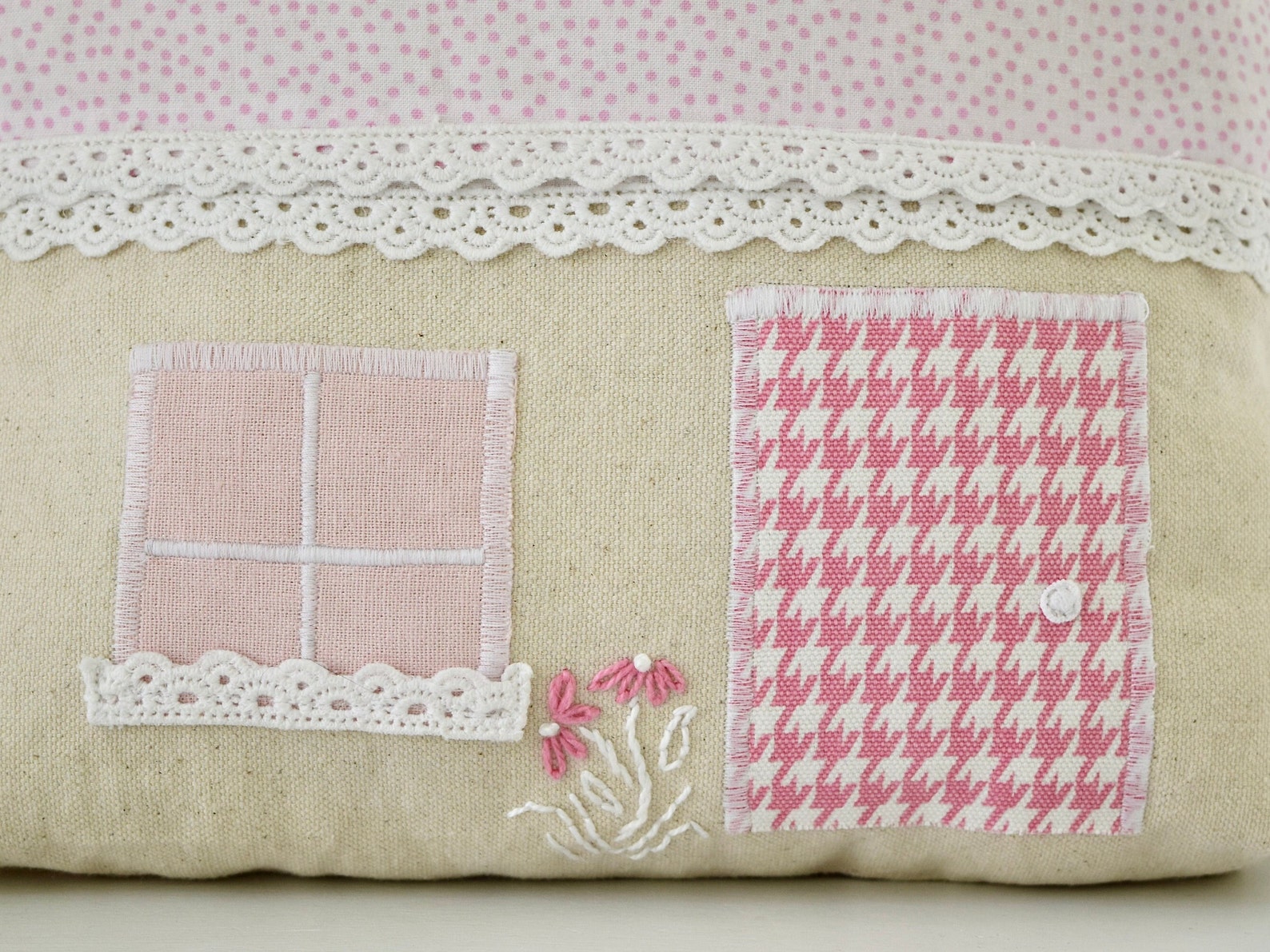 Storybook Cottage Pillow - Cottage Shaped Pillow - Plush House Shaped ...