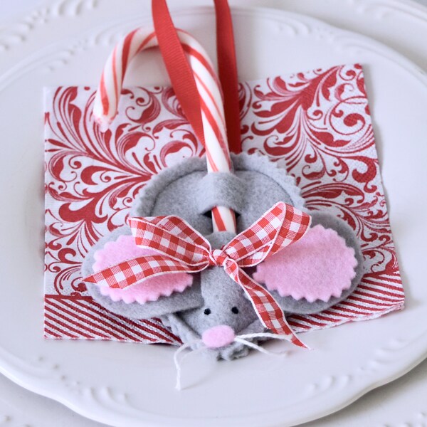 Felt Mouse Ornament - Etsy