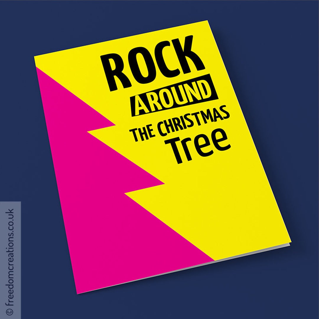 Punk Christmas Card – Rock Around the Christmas Tree – Punk Rock ...