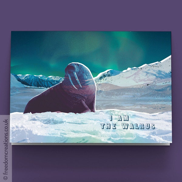 I Am the Walrus - Etsy