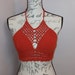 Crocheted Caged Halter Top, Halter Top, Summer Top, Boho Style Halter ...