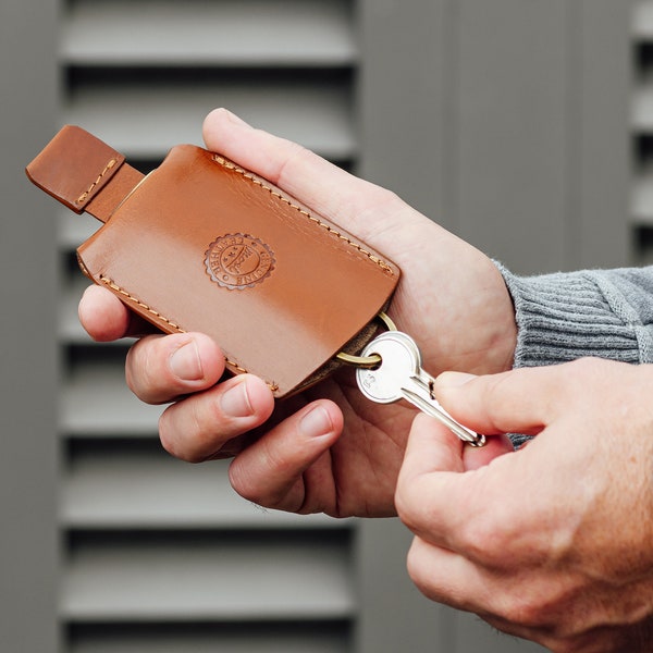 Leather Key Holder - Etsy