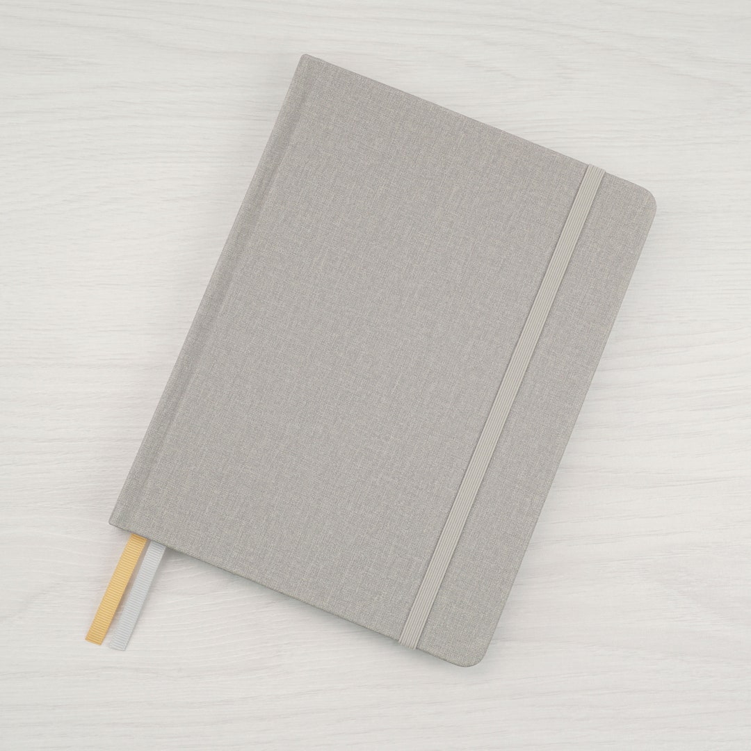 A5 ish Hardback Notebook Lined or Dotted Paper, Contents Page and ...