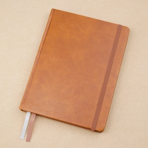 A5 ish Hardback Notebook Lined or Dotted Paper, Contents Page and ...