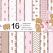 Pink Teddy Bear Theme, Seamless Digital Paper - Etsy