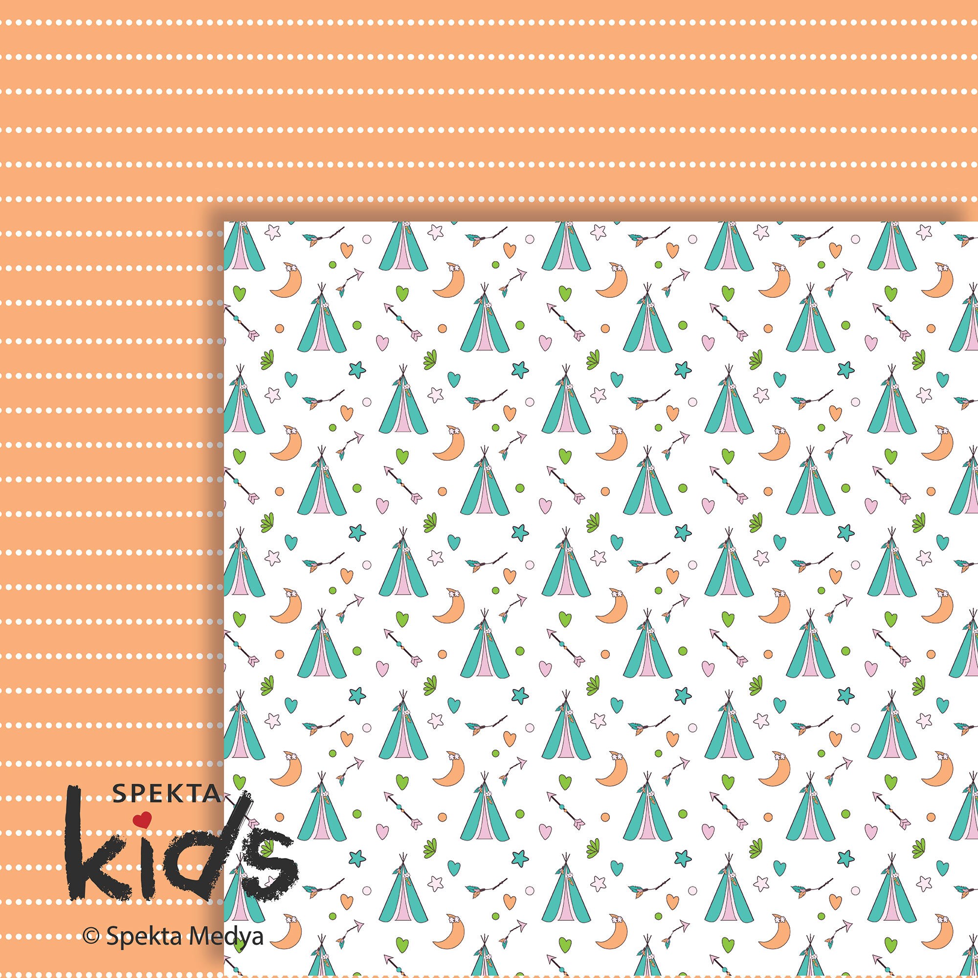 Tribal Digital Paper Kids, Seamless Digital Papers for Scrapbooking, 10 ...