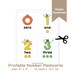 Printable Number Flashcards 0-10, Printable Coloring Number Flashcards ...