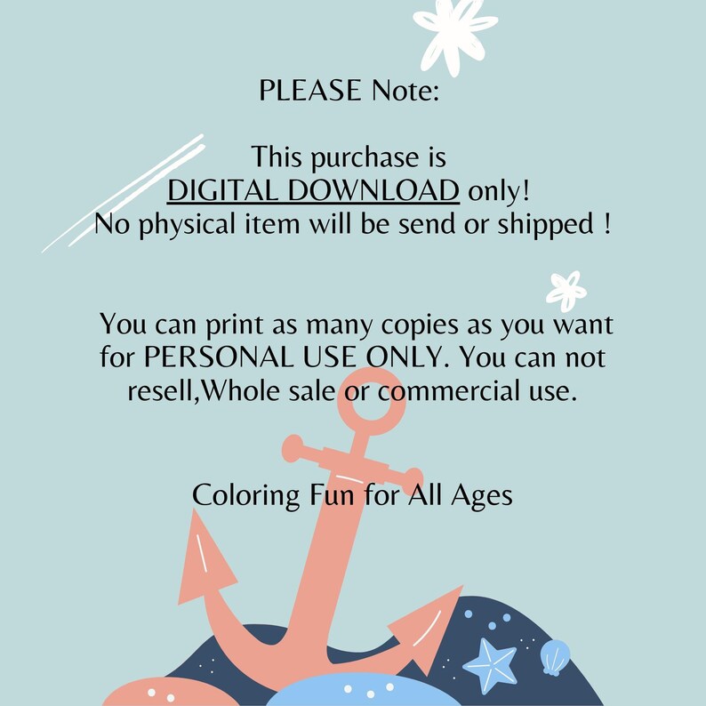 Mermaids Under the Sea Coloring Pages for Kids, Toddlers - Etsy