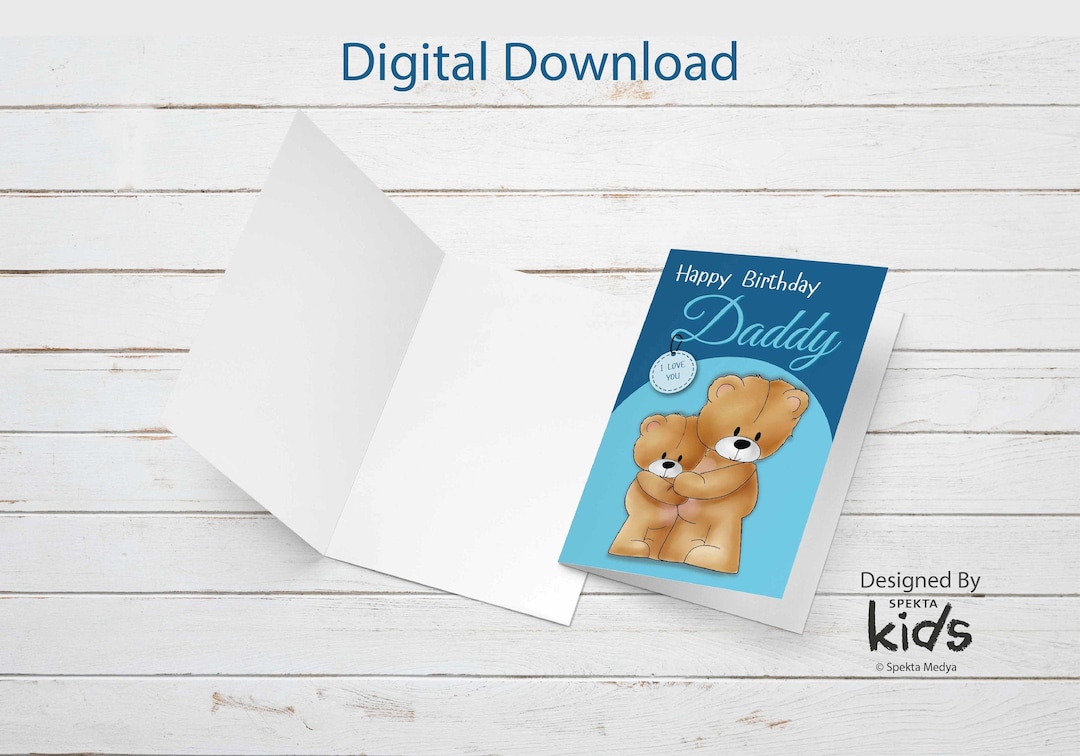 Happy Birthday Daddy Card - Etsy