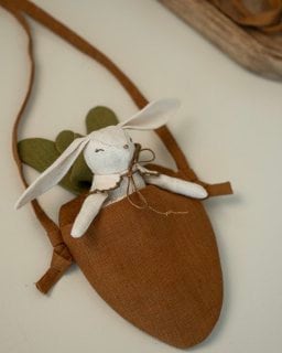 Rabbit With Bag PDF Pattern and Tutorial, Eco Toy Sewing Pattern ...