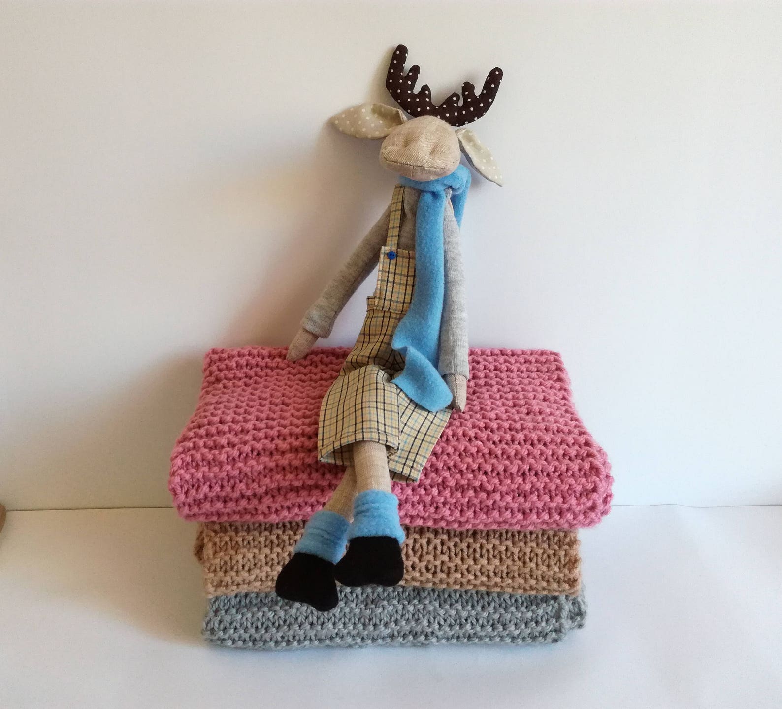 Christmas deer/ Tilda moose /Scandinavian toys/ Christmas | Etsy