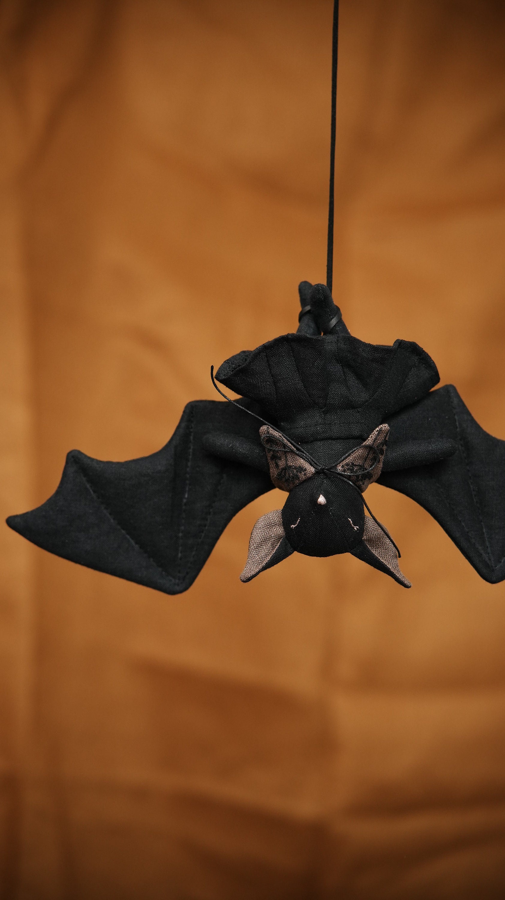 Halloween Bat Plush Sewing Pattern PDF (13 Cm) — Stuffed Animal Bat ...