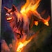 Fire Dog - Bul-gae Korean Mythology - Fantasy Art Print - Bulgae ...